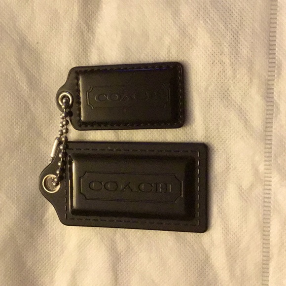 Coach | Bags | Coach Patent Bag Hang Tag And Large Coach Hang Tag ...